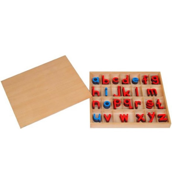 Montessori | Toys | Montessori Small Movable Lower Case Print Alphabet ...